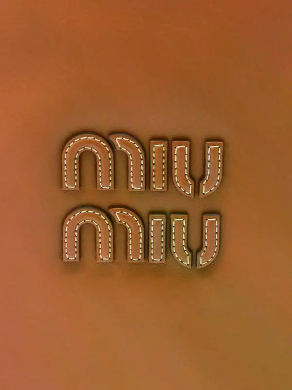 Miu Miu Logo Patch Shoulder Bag