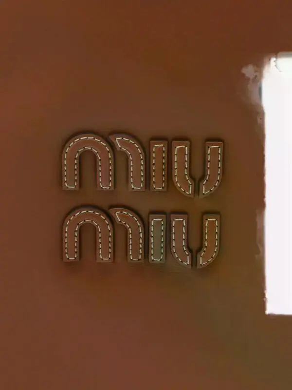 Miu Miu Logo Patch Shoulder Bag