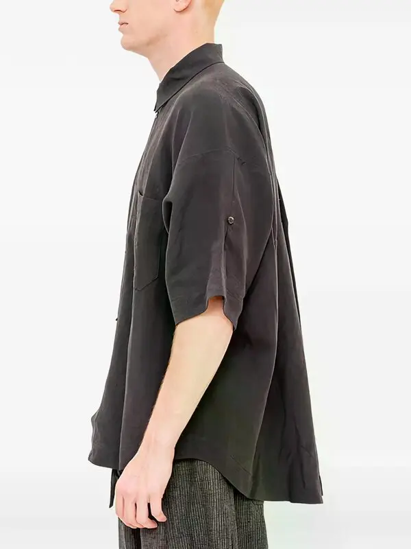JAN JAN VAN ESSCHE Short-sleeve Button-loop Shirt