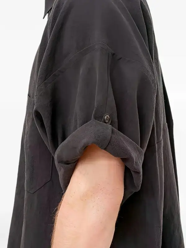 JAN JAN VAN ESSCHE Short-sleeve Button-loop Shirt