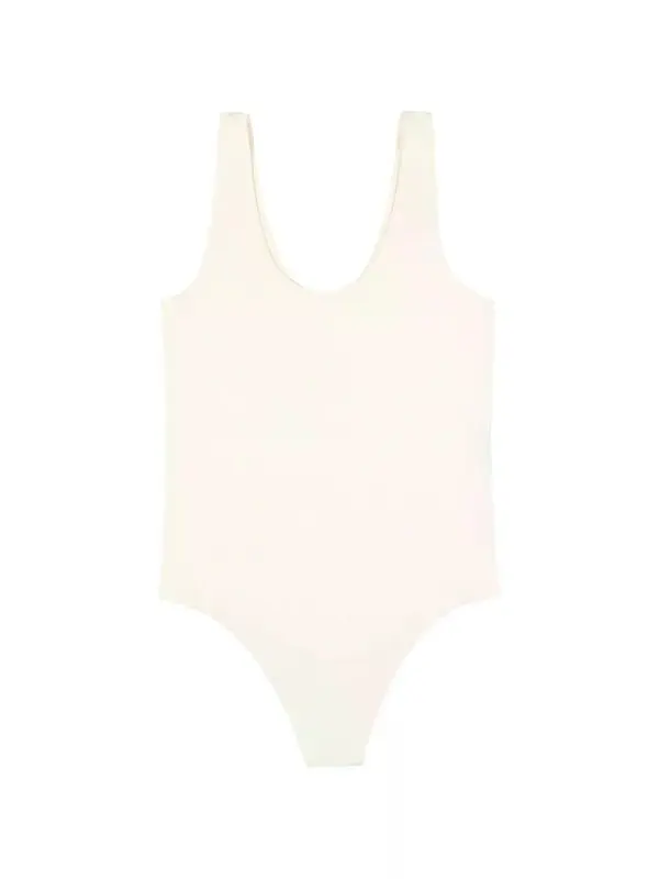 120% Lino Scoop Neck Sleeveless Body - Neutrals