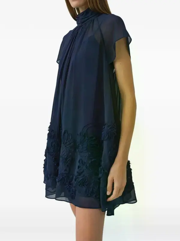 Simkhai Aviel Floral Appliqué Mini Dress