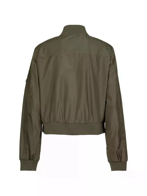 SAVE THE DUCK Zip-up Bomber Jacket With Sleeve Pocket