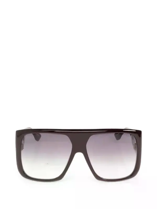 Victoria Beckham Oversized Square-frame Sunglasses - Red
