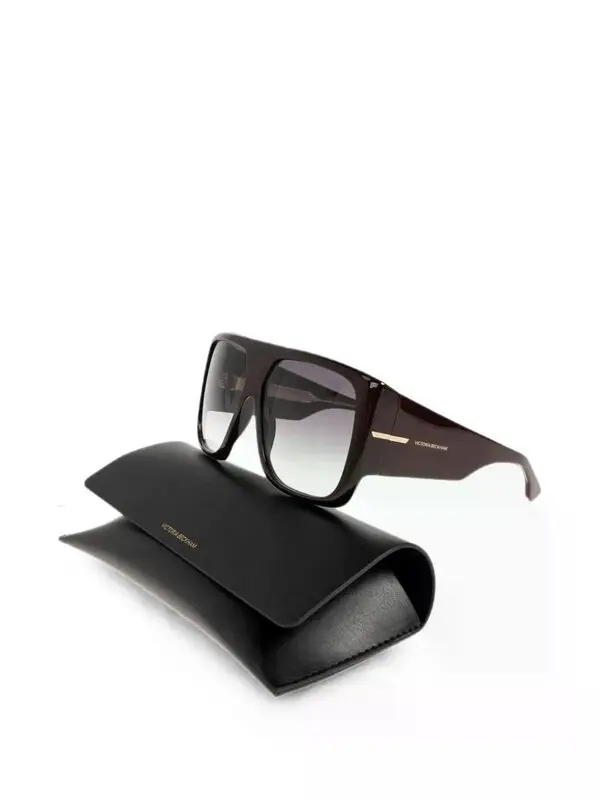 Victoria Beckham Oversized Square-frame Sunglasses - Red