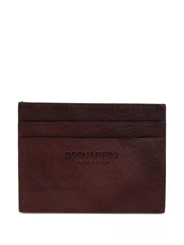 Dsquared2 Logo-plaque Leather Card Holder