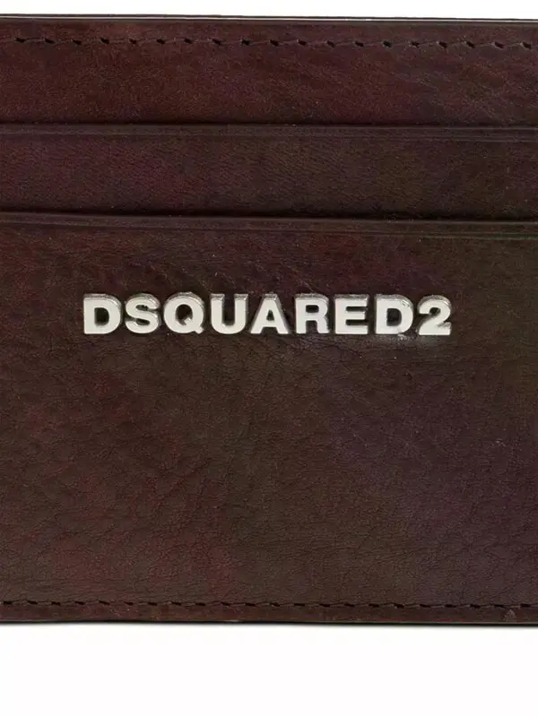 Dsquared2 Logo-plaque Leather Card Holder