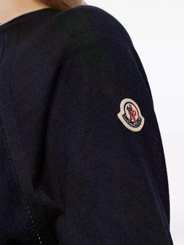 Moncler Wool T-shirt - Blue