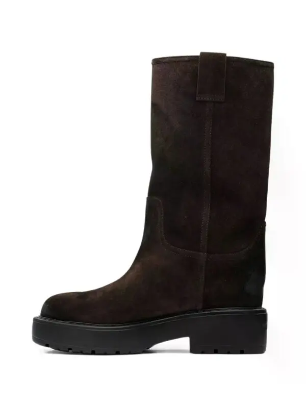 Miu Miu Suede Pull-on Boots