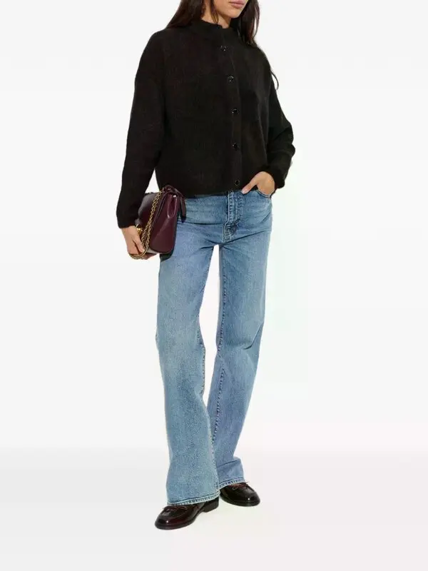 GESTUZ Button-up Cardigan - Brown