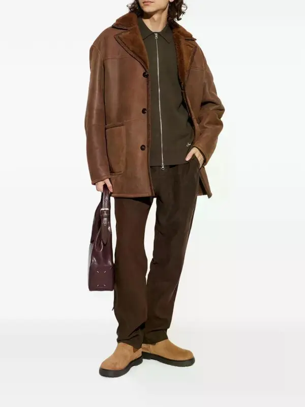 SAMSOE SAMSOE Zip-up Polo-collar Cardigan With Embroidered Logo