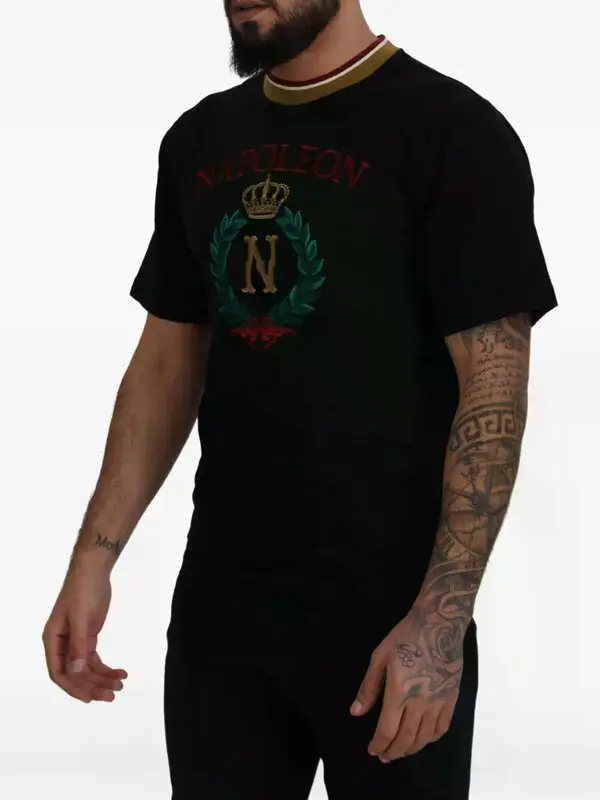 Dolce & Gabbana Embroidered Cotton T-shirt