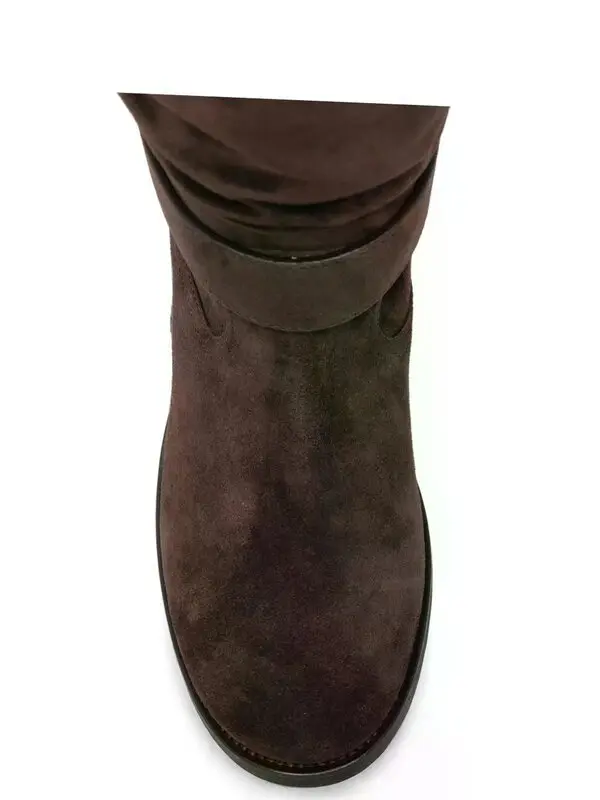 JIMMY CHOO Biker Kb Buckle-strap Boots - Brown