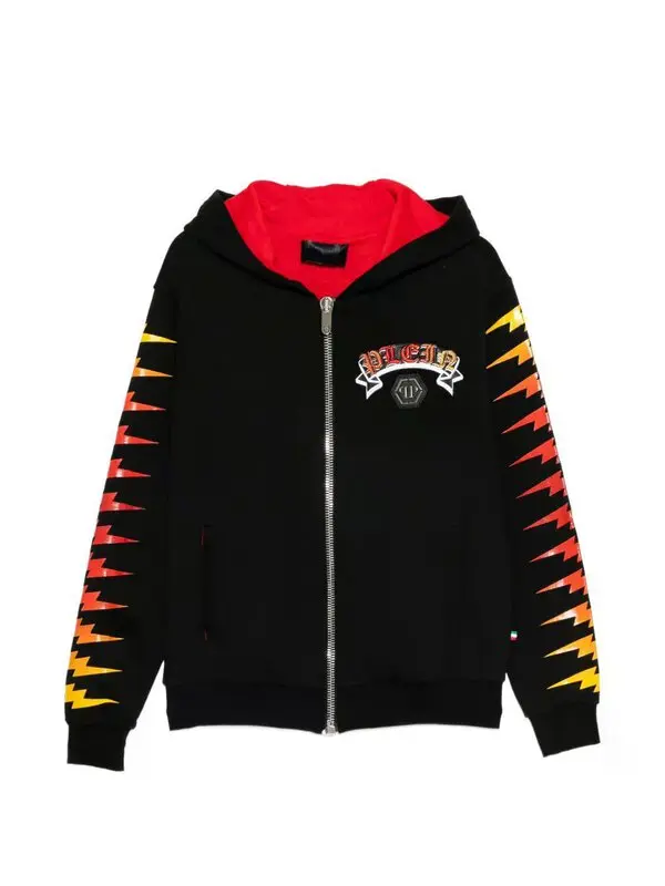Philipp Plein Embellished Graphic Print Hoodie