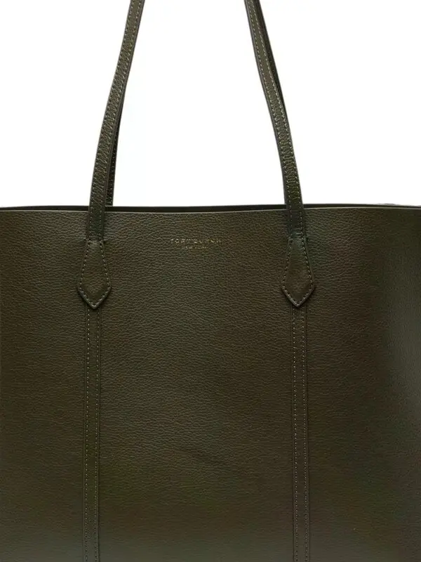 Tory Burch Perry Grained Leather Tote Bag - Green