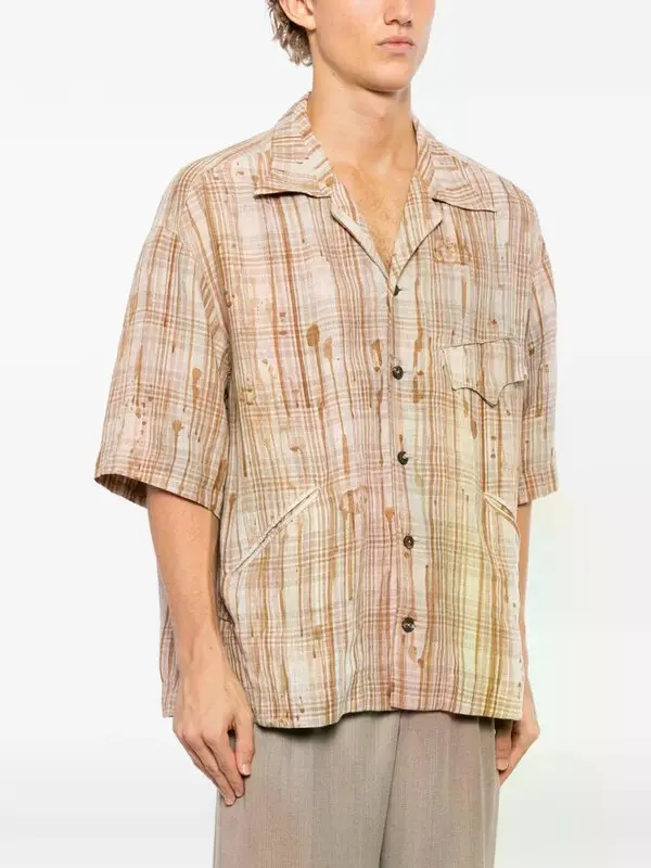 ZIGGY CHEN All-over Graphic-print Shirt