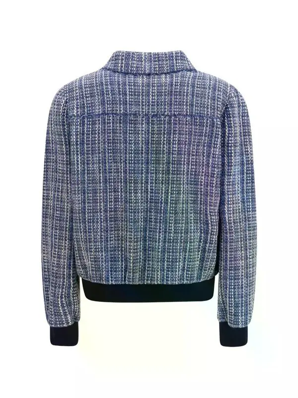 Kiton Zip-up Tweed Jacket