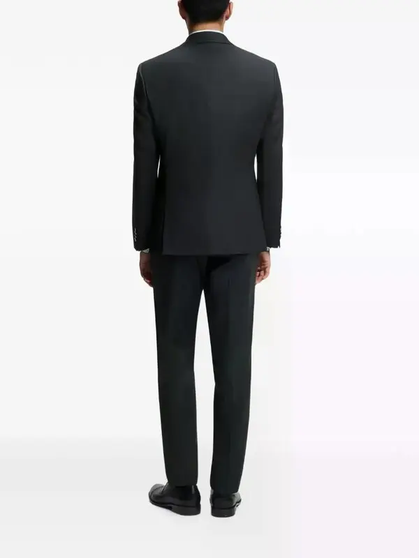 BOSS Mélange Peak-lapel Jacket - Green