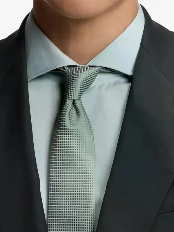 BOSS Mélange Peak-lapel Jacket - Green