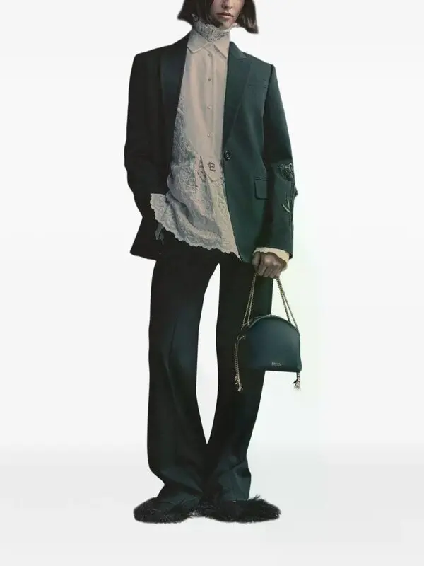 Erdem Embroidered Single-breasted Blazer