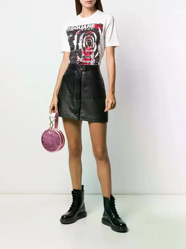 Dsquared2 Graphic Print T-shirt - White