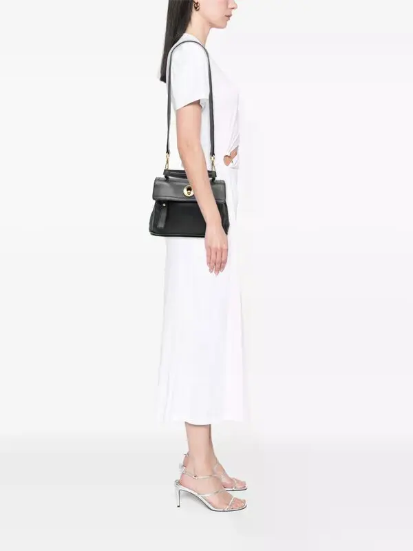 Saint Laurent Leather Muse Two Satchel - Black
