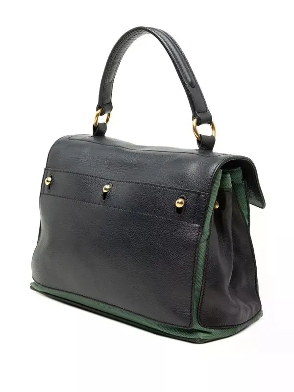 Saint Laurent Leather Muse Two Satchel - Black