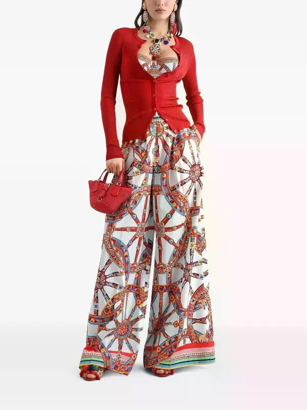 Dolce & Gabbana Ribbed Viscose-knit Cardigan