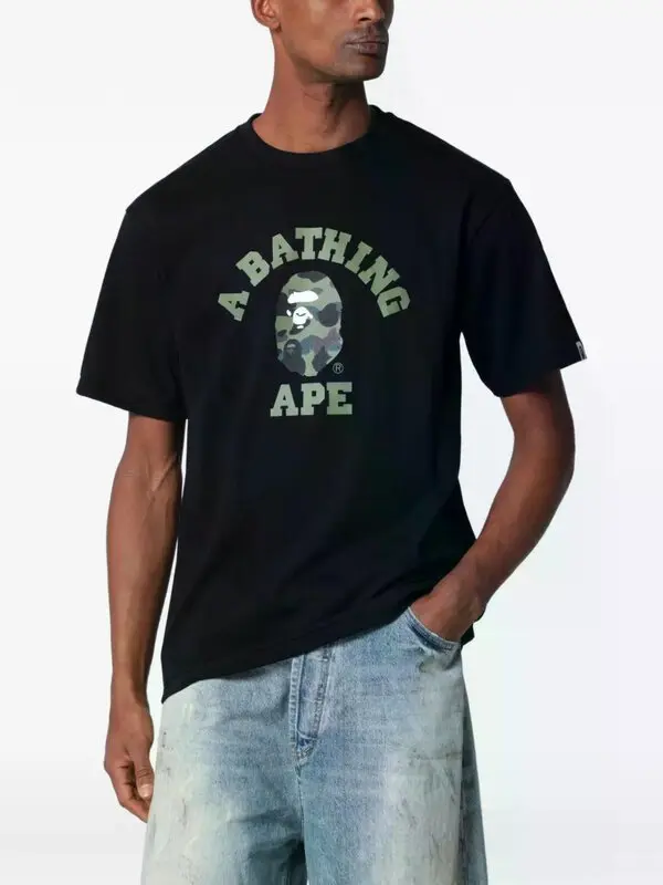 A BATHING APE 1st Camo College T-shirt