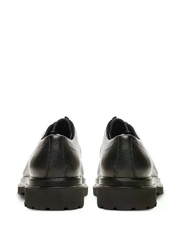 POCHE PARIS Textured Leather Loafers