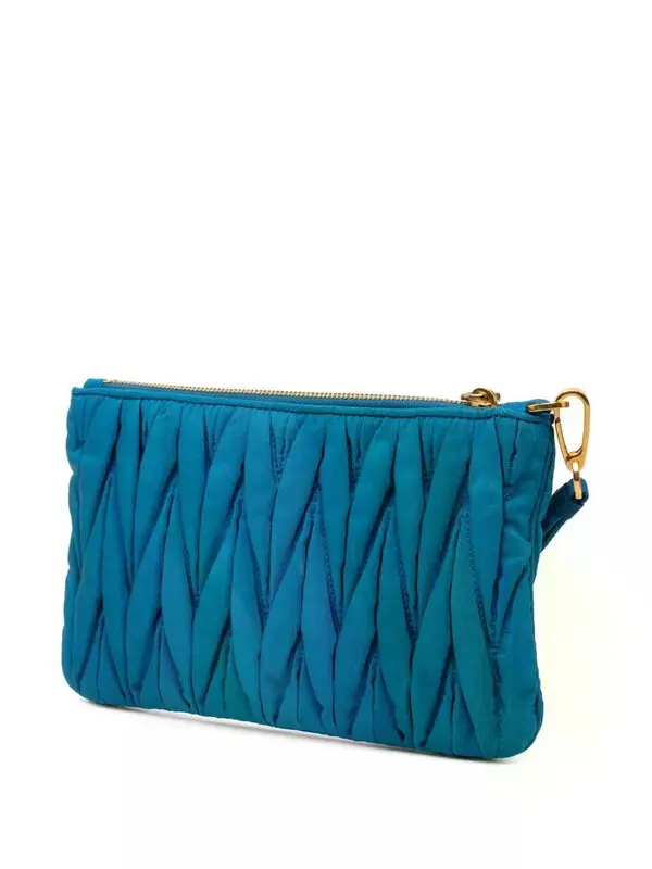 Miu Miu Matelasse Nylon Clutch Bag