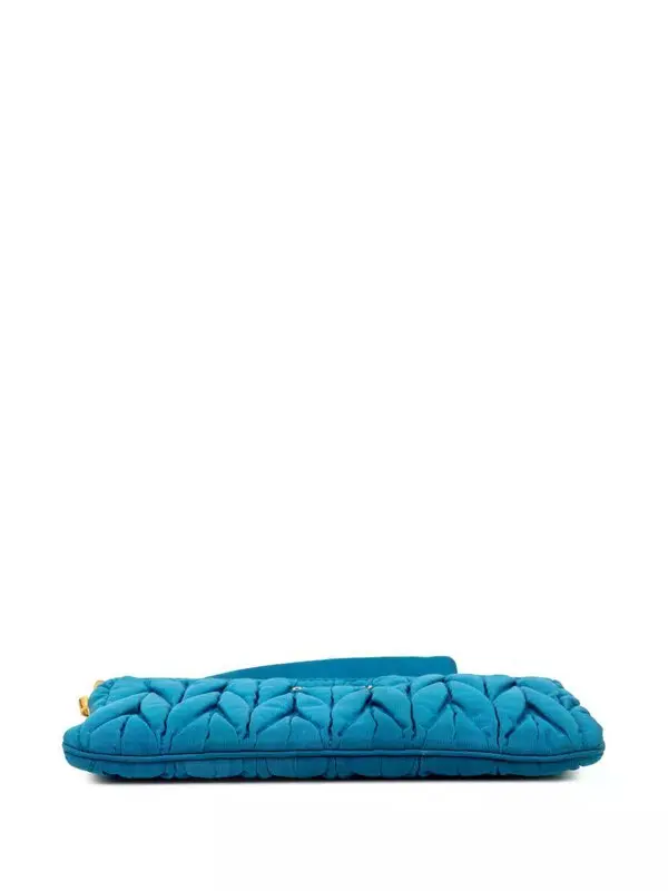 Miu Miu Matelasse Nylon Clutch Bag