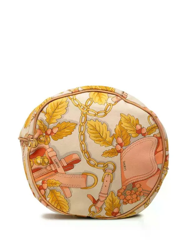 Loewe Botanical Printed Canvas Backpack