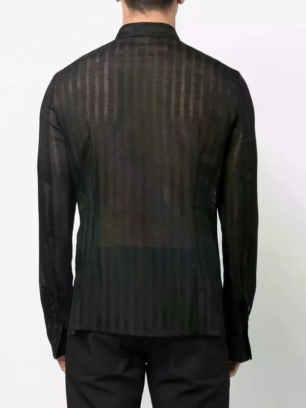 SAPIO Semi Sheer-design Shirt