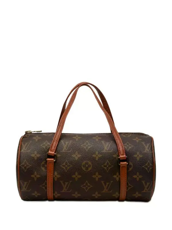 LOUIS VUITTON 1988 Monogram Papillon 26 Handbag - Brown