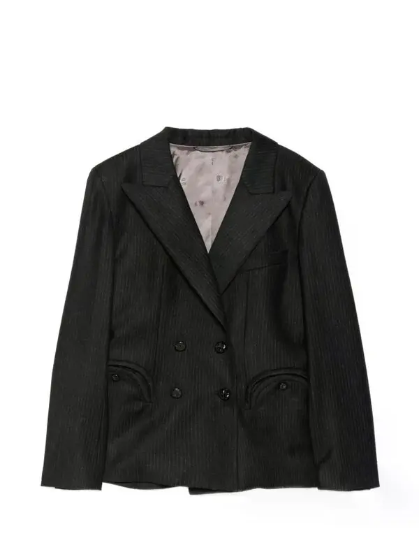 BLAZÉ MILANO Pinstriped Double-breasted Jacket