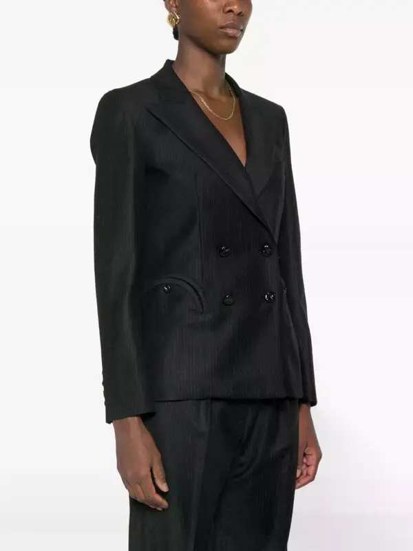 BLAZÉ MILANO Pinstriped Double-breasted Jacket