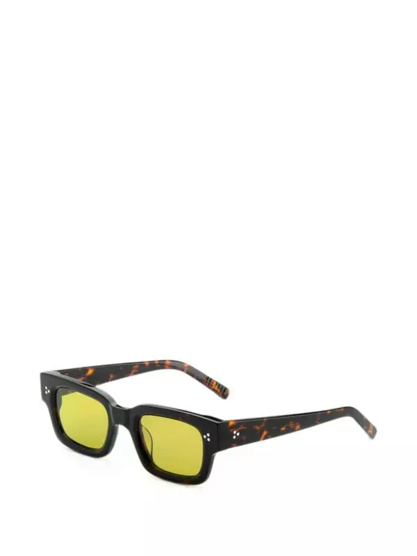 AKILA Syndicate Rectangle Sunglasses - Black