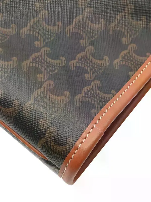Celine Medium Triomphe Coated Canvas Cabas Tote Bag