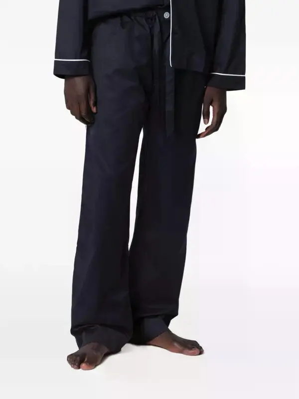 TEKLA Piped-trim Pajama Pants