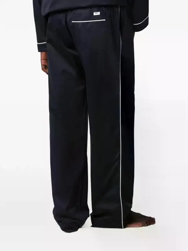 TEKLA Piped-trim Pajama Pants