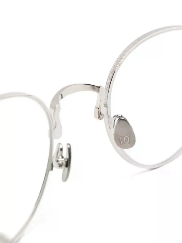 Matsuda Round Frame Eyeglasses - Grey