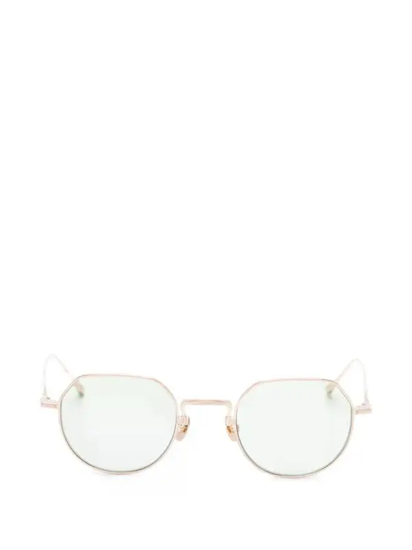 Matsuda Geometric Frame Sunglasses - Gold