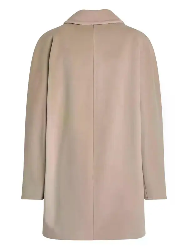 Max Mara Rebus Double-breasted Coat - Neutrals