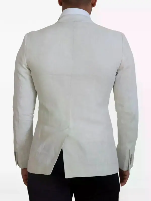 Dolce & Gabbana Single-breasted Linen Blazer