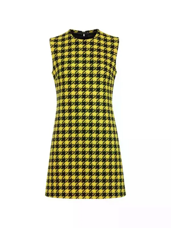Dolce & Gabbana Houndstooth Pattern A-line Dress