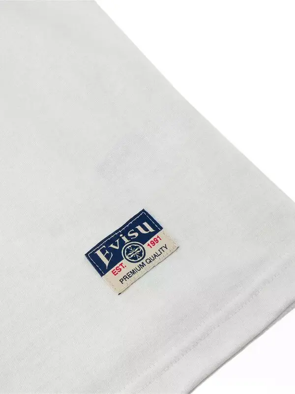 EVISU Hand-drawn Multi-pocket T-shirt