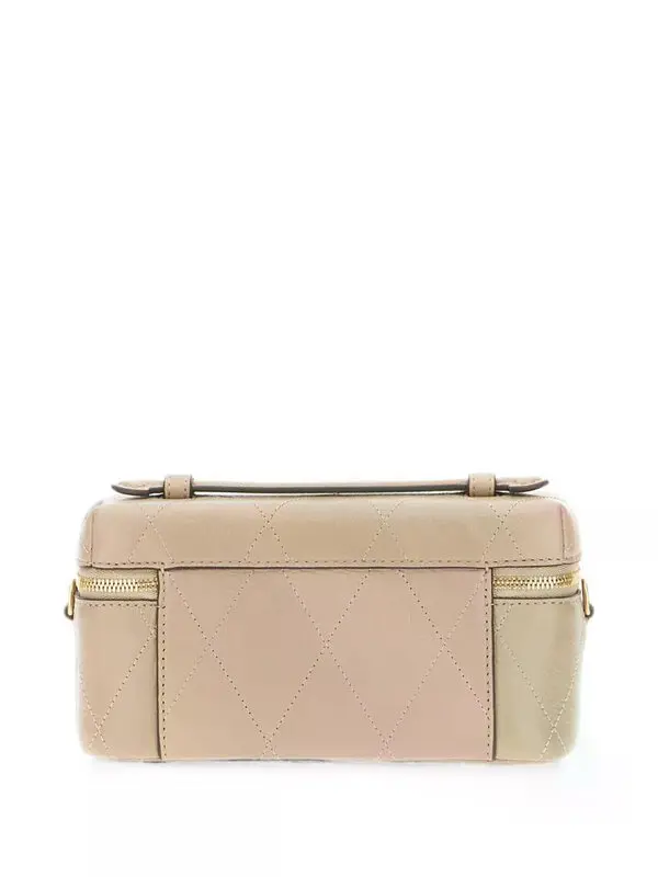 Tory Burch Quilted Leather Makeup Bag