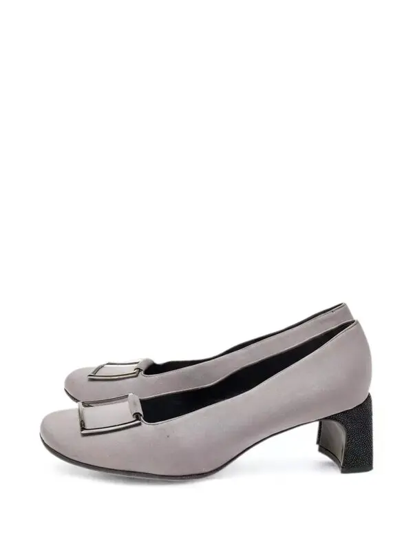 Gucci Square-toe Metal-trim Pumps