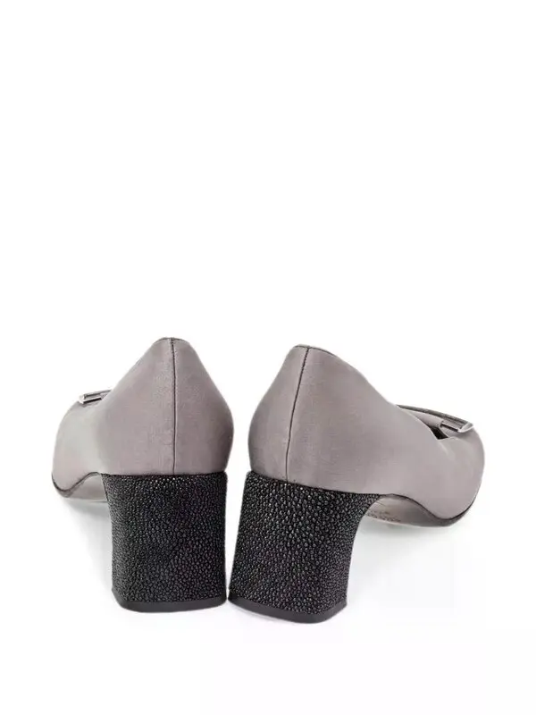 Gucci Square-toe Metal-trim Pumps